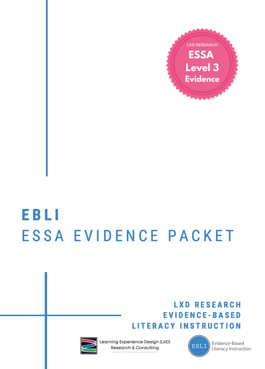 EBLI - Evidence Based Literacy Instruction